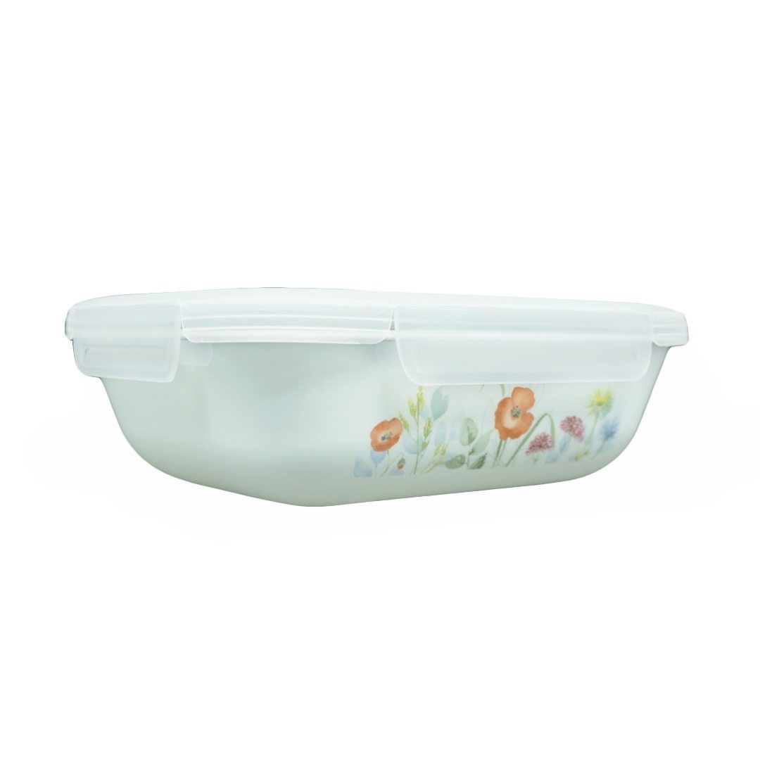 Corelle Snapware Daisy Field Rectangle Storage 1.85 L | Ifmal.com
