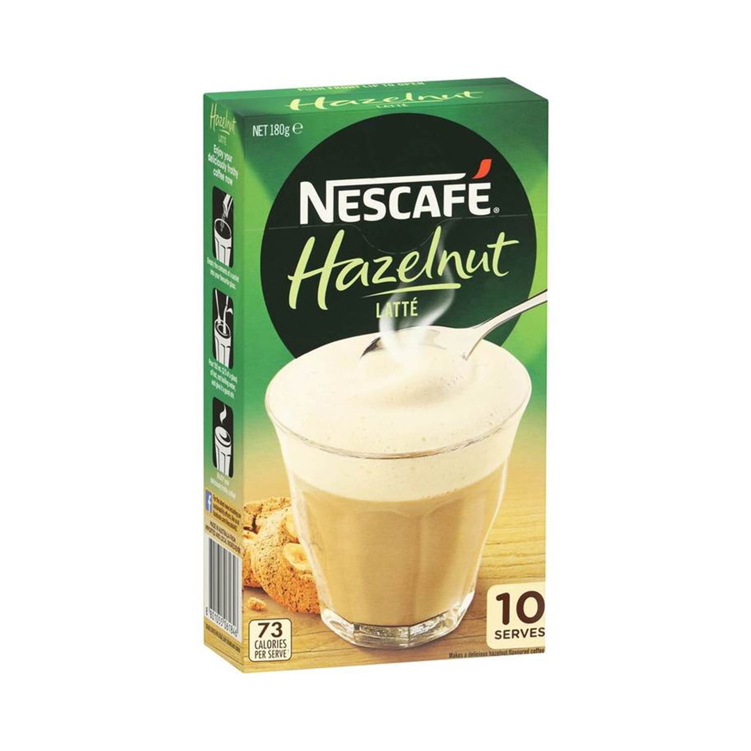 Nescafe Hazelnut Latte 10 Mugs 180g | Daraz.lk