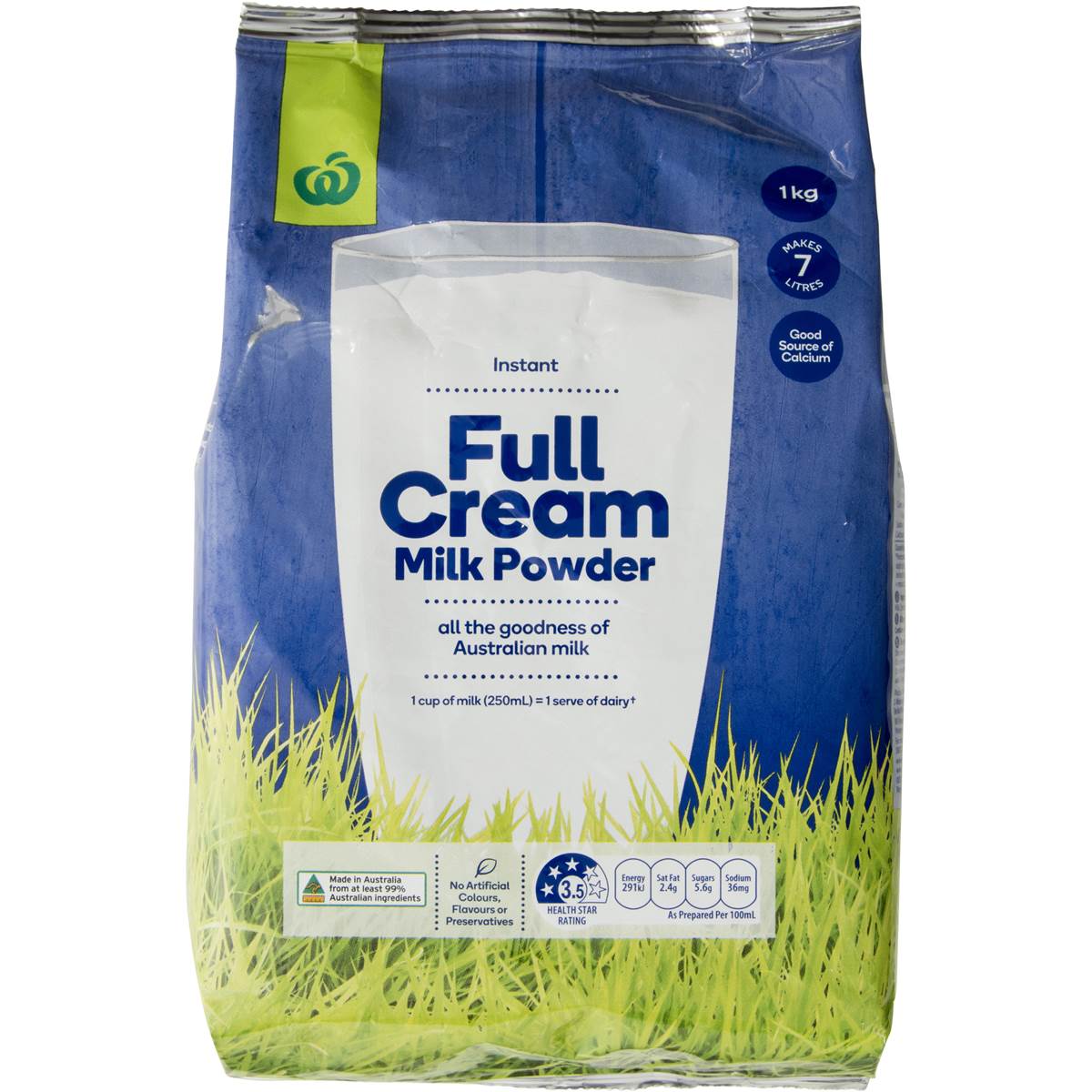 Woolworths Full Cream Milk Powder 1kg | Ifmal.com